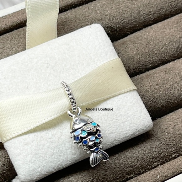 Pandora | Jewelry | Pandora Scaled Fish Dangle Charm | Poshmark